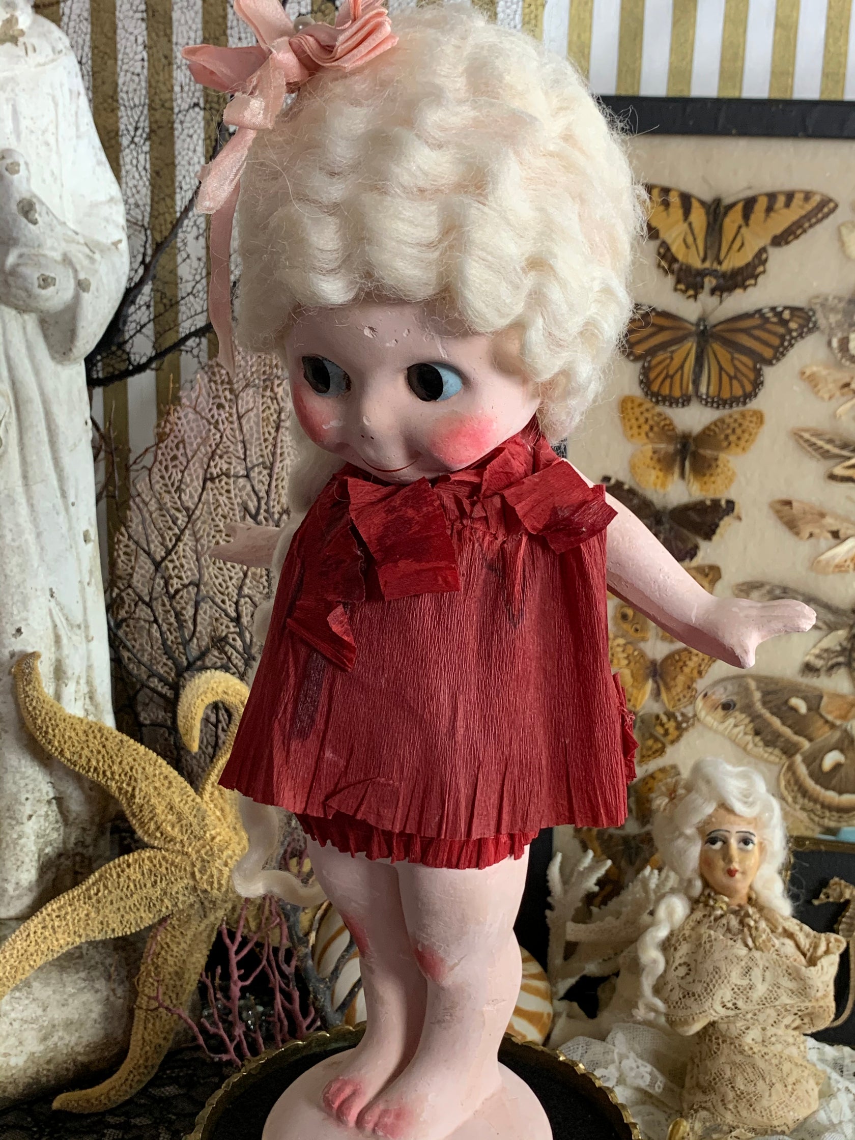 Vintage chalkware flapper kewpie doll – SAD ROSETTA