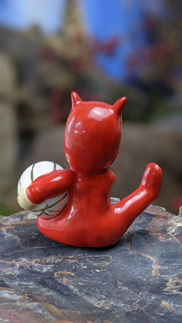 Vintage mini Napco devil pixie with ball – SAD ROSETTA