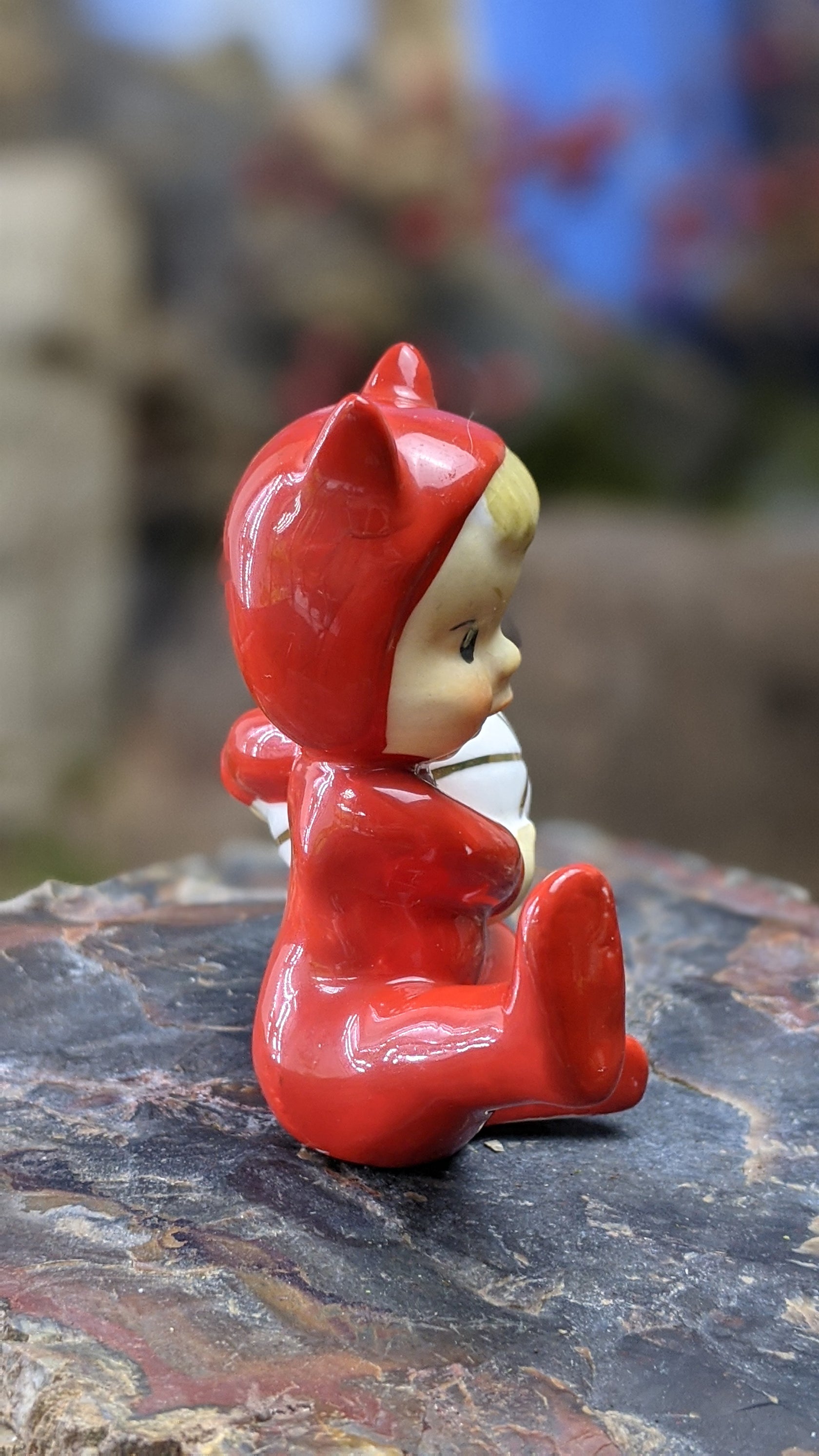 Vintage mini Napco devil pixie with ball – SAD ROSETTA